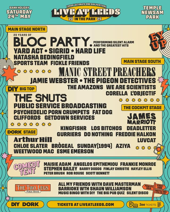 Live at Leeds 2025: a glimpse at the bands that will give us life ...